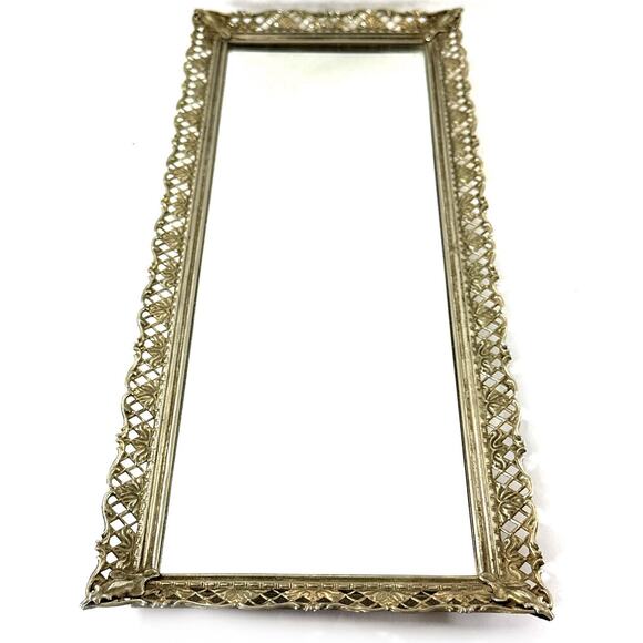 Unbranded | Wall Decor | Vintage Ornate Gold Tone Metal Filigree Wall ...